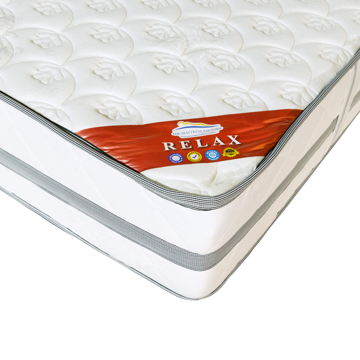 Relax Spring Support Mattress – Dual Comfort with Breathable Quilted T ...